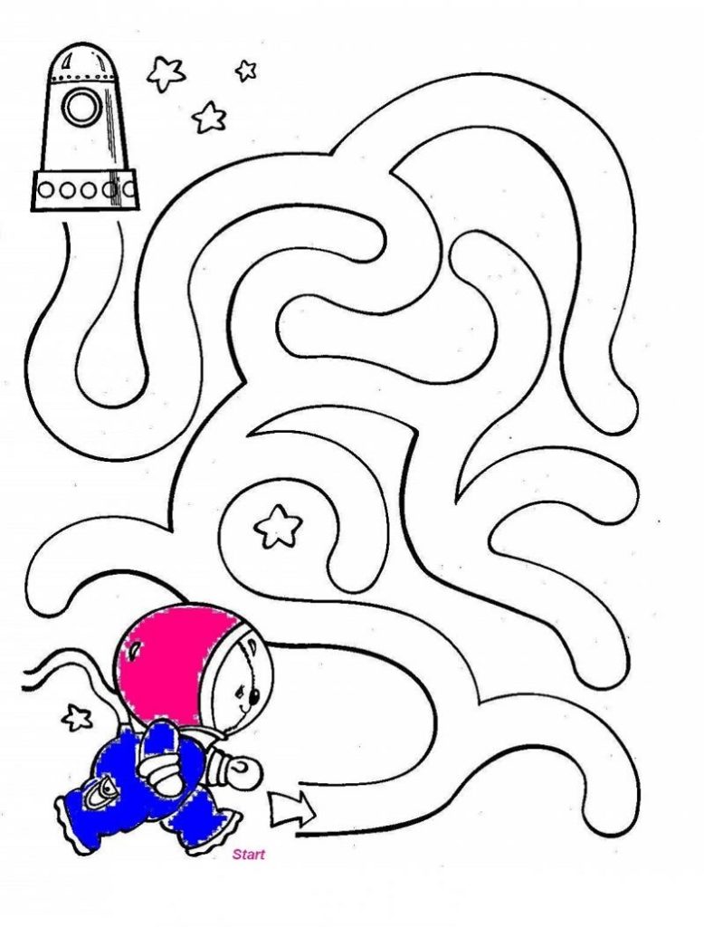 Free Printable Mazes for Kindergarten | 123 Worksheets