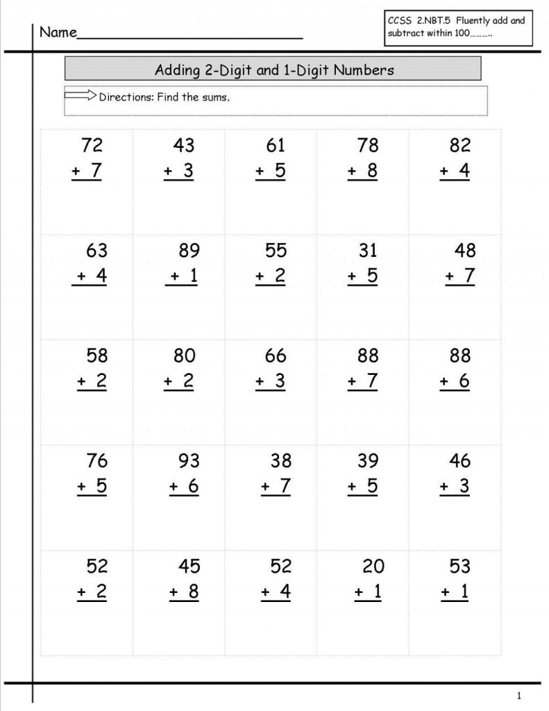 Simple Addition Worksheets | 123 Worksheets