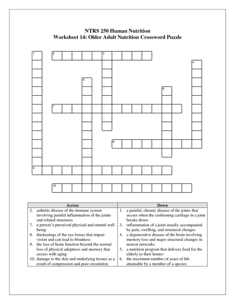 Activity Sheets for Adults | 123 Worksheets